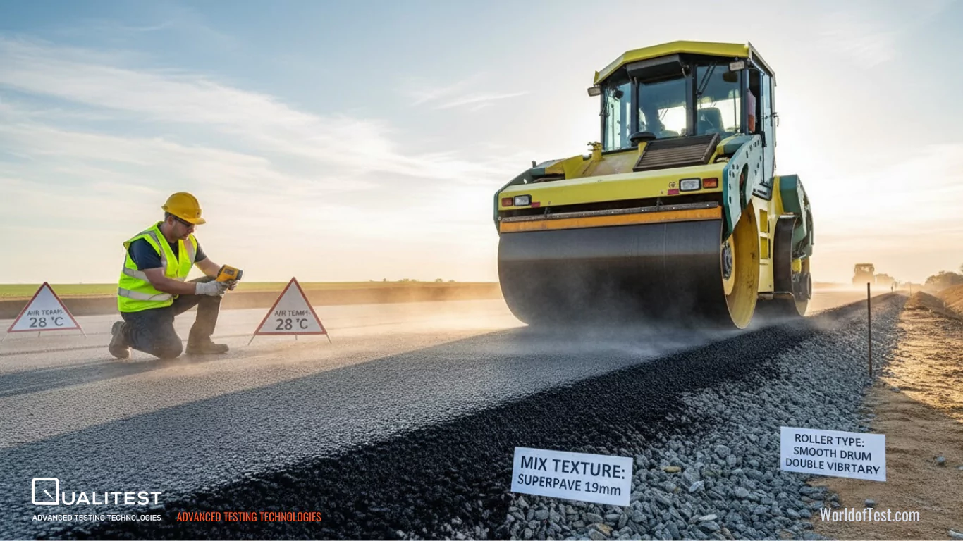 Factors Affecting Asphalt Compaction and How to Control Them | Worldoftest