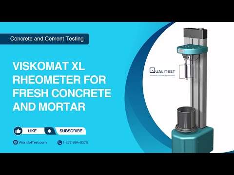 Viskomat XL Rheometer for Fresh Concrete and Mortar | Worldoftest